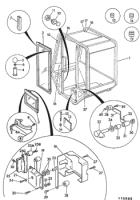 China 123/04067 Handle Barrel Lock Only JCB parts for sale
