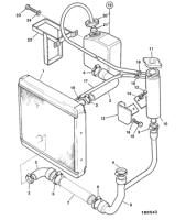 China 30/905800 Radiator assembly JCB parts for sale