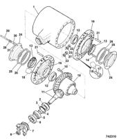 China 458/70037 Gear crown wheel & pinion 13T/38T see GEN209 JCB parts for sale