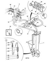 China 294/30100 Cable hitch release JCB parts for sale