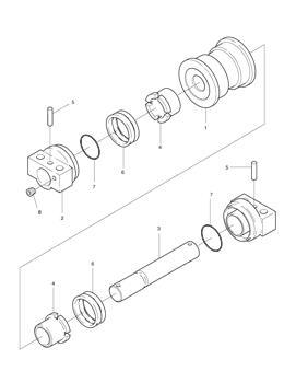China 10301090 SHAFT Doosan parts for sale