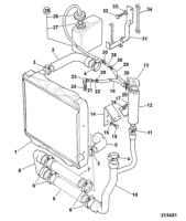 China 30/917300 Radiator assembly JCB parts for sale