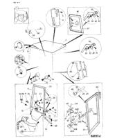 China 121/07500 Glass rear JCB parts for sale
