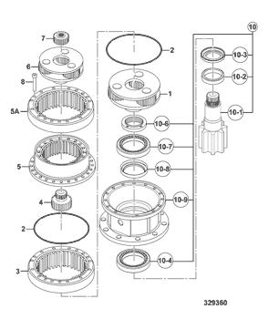 China 05/903863 Gear Sun JCB parts for sale
