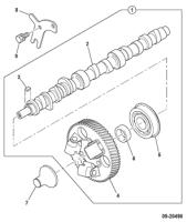 China 02/634732 Gear Camshaft JCB parts for sale