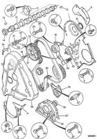 China 02/900068 Cover camshaft protection JCB parts for sale