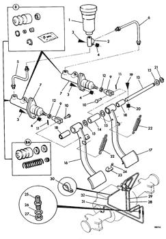 China 15/106100 Cylinder master JCB parts for sale