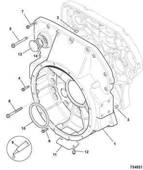 China 320/05187 Housing flywheel JCB parts for sale
