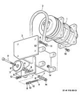China 997/01400 Compressor air conditioning JCB parts for sale