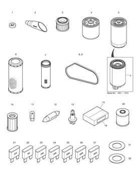 China 400508-00101 CARTRIDGE,FUEL FILTER Doosan parts for sale
