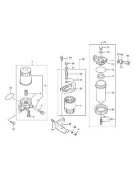 China 897049-7081 CARTRIDGE;E/G OIL Doosan parts for sale
