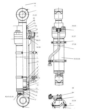 China 2440-9240KT SEAL KIT;ARM CYL. Doosan parts for sale