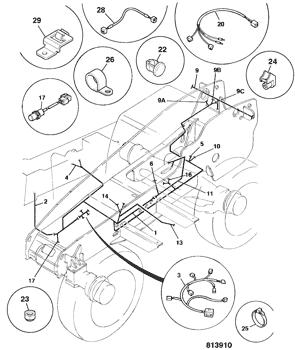 China 332/E8299 Harness Chassis Servo JCB parts for sale