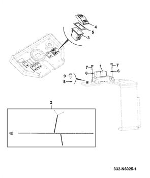 China 332/N0462 Harness edge cutter JCB parts for sale