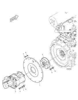 China K1033766A MAIN PUMP Doosan parts for sale