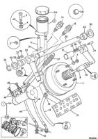 China 15/905000 Cylinder master/servo JCB parts for sale