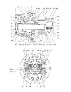 China 008761-044C O-RING Doosan parts for sale