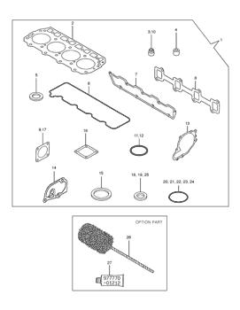 China 129400-13201 GASKET Doosan parts for sale