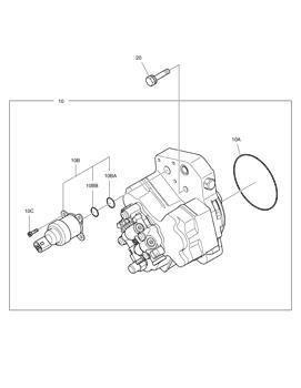 China 800215-00005 FUEL METERING UNIT Doosan parts for sale