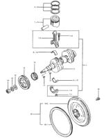 China MM438-80701 METAL SET;CON-ROD 0.25 Doosan parts for sale