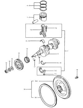 China MM438-80701 METAL SET;CON-ROD 0.25 Doosan parts for sale