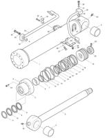 China 2440-9281AKT SEAL KIT;BUCKET CYL. Doosan parts for sale