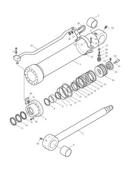 China 440-00020AKT SEAL KIT Doosan parts for sale