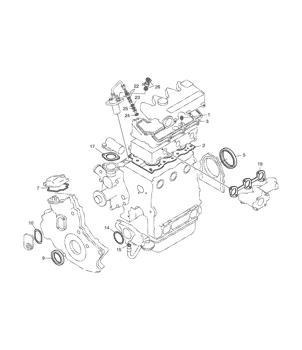 China 509625-0790 SEAL;OIL CRANK FRONT Doosan parts for sale