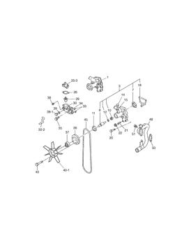China 894214-9620 THERMOSTAT Doosan parts for sale