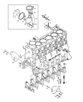 China 65.01201-0051 LINER;CYLINDER Doosan parts for sale
