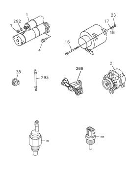 China 897204-7130 STARTER ASS'Y Doosan parts for sale