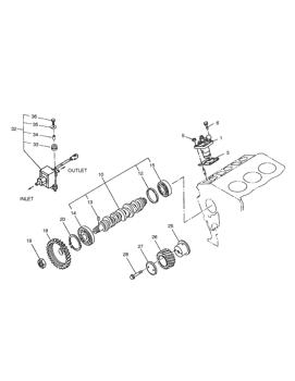 China 894233-6570 WASHER FUEL PUMP Doosan parts for sale