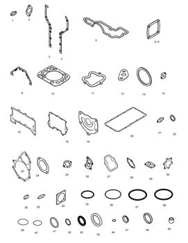 China 06.56250-2006 GASKET(C/W PIPE FLANGE) Doosan parts for sale