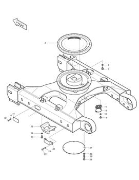 China 2109-9035 BEARING;SWING Doosan parts for sale