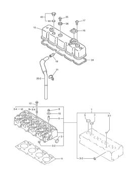 China 894247-3551 BOLT;CYL HEAD M11 L122 Doosan parts for sale