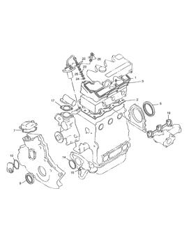 China 897071-6991 PACKING;CYL HEAD COVER Doosan parts for sale