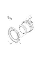 China 108-00008A SPROCKET Doosan parts for sale