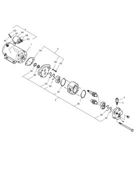 China 2201044 MOTOR;D.C Doosan parts for sale