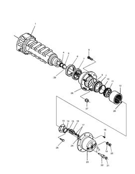 China 001.01.1349 RING Doosan parts for sale