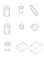 China 2471-6041 FILTER;RETURN Doosan parts for sale