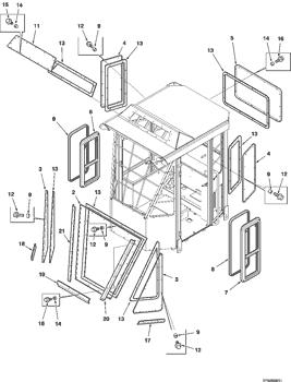 China 21H1290 Screw Deere parts 690B, 500B, 480C, 210C, 750, 300D, 750B, 850B, 410, 890, 550, 310, 310A, 310C, 310E, 350B, 310G, 646, 740A, 646C, 315C, 455D, 315CH, 455E, 555, 555A, 555B, 655B, 655, 670, 755A, 410C, 410D, 410E, RE15... for sale