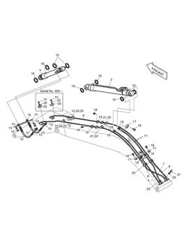 China 2440-9146 CYLINDER;ARM Doosan parts for sale