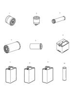 China 6667352 FILTER, FUEL W/SEPARATOR 12 Doosan parts for sale