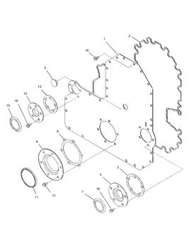 China 3900629 SCREW M8X1.25X16 for sale