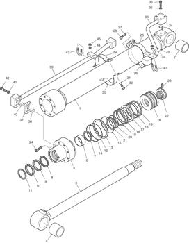 China 00C202-0 RING;CUSHION Doosan parts for sale