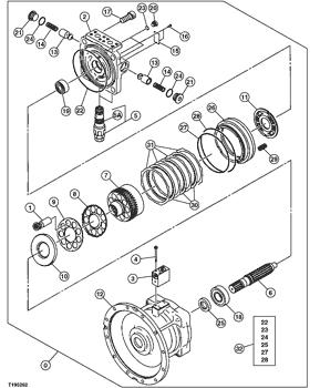 China 0218824 Screw Deere parts 2454D, 2954D, 270CLC, 350DLC, 270DLC, 3754D for sale