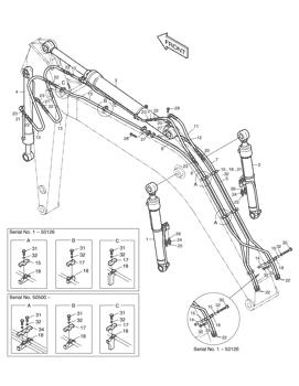 China 2440-9249 CYLINDER;ARM Doosan parts for sale