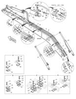 China K1006627 CYLINDER;ARM Doosan parts for sale
