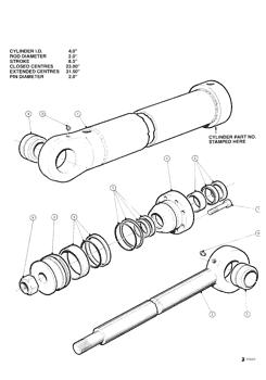 China 700797300 Seal Kit Deere parts CAT227, T400, FS20, 18``DTT, CAT325, JD643D, 18``STT, CAT330, JD653E, TC720, CY3200, JD793D, 20``STD, TC726, D536, 22``STD, TC845, D566, 24``STD, TC853, D567, CAT300, TJ2500, FR4000, TJ2618, FR5000, T... for sale