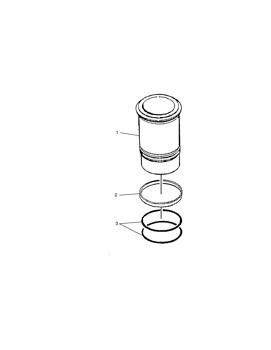 China 3801826 CYLINDER LINER KIT Doosan parts for sale